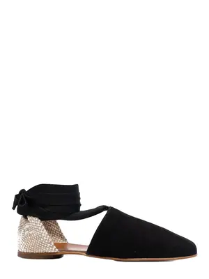 CastaÑer Gala Flat Pumps - Black