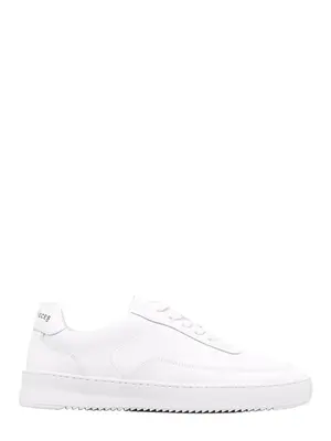 Filling Pieces Branded Heel-counter Sneakers - White
