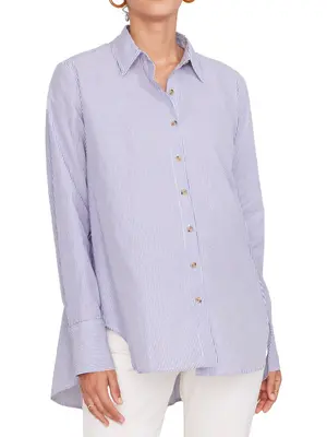 Madewell Hatch Collection&reg; Maternity Classic Button-down Shirt - Light Blue