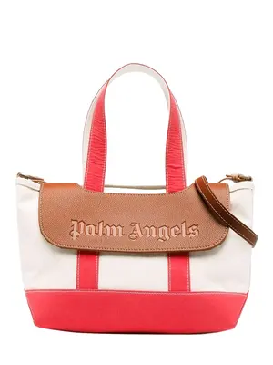 Palm Angels Palm Beach Tote Bag - Neutrals