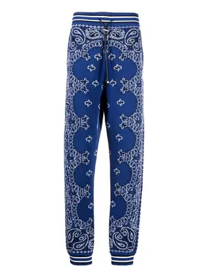 Amiri Bandana-print Track Trousers - Blue