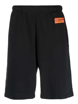 Heron Preston Recycled Cotton Track Shorts - Black