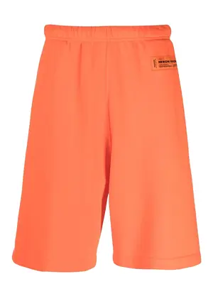 Heron Preston Recycled Cotton Track Shorts - Orange