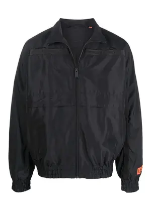 Heron Preston Logo-patch Bomber Jacket - Black