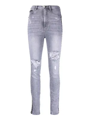 PHILIPP PLEIN Philipp Plein Crystal-Embellished Jeggings