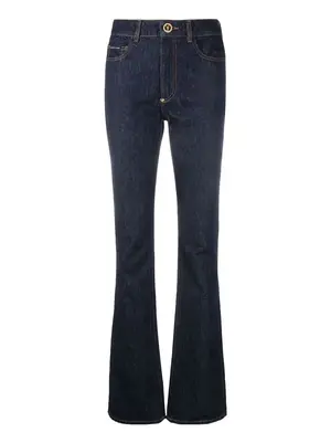 Philipp Plein High-waisted Flared Jeans - Blue