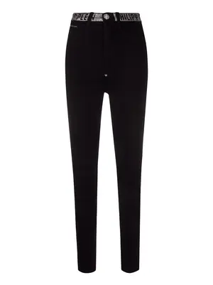 Philipp Plein High-waist Jeggings - Black