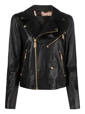 PHILIPP PLEIN Philipp Plein Studded Biker Jacket