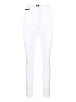 Philipp Plein Super High Waist Jeggings - White
