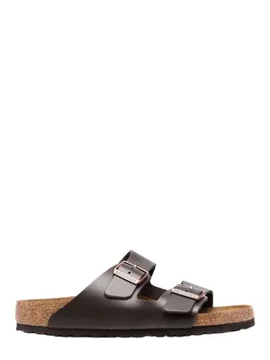 BIRKENSTOCK Arizona Leather Sandals - Brown