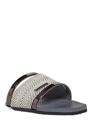 Havaianas You Trancoso Premium Slide Sandals - Steel Grey