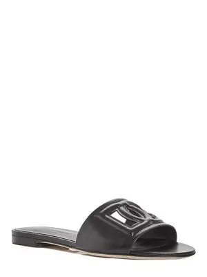 Dolce & Gabbana Slide Sandals - Black
