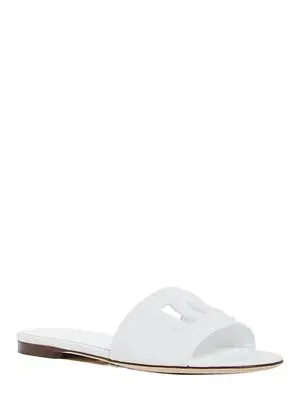 Dolce & Gabbana Slide Sandals - White