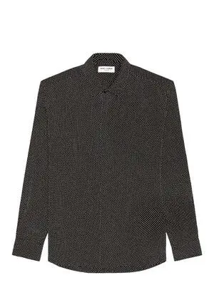 Saint Laurent Shirt In Black - Noir