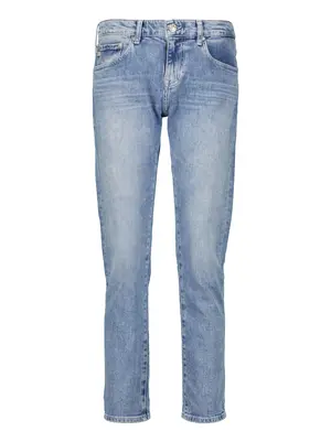 Ag Ex-boyfriend Mid-rise Slim Jeans - Blue