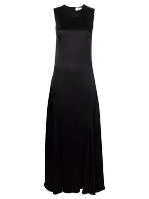 Ami Side-panel Maxi Dress - Black