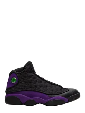 JORDAN Air Retro Court Purple Sneakers - Black