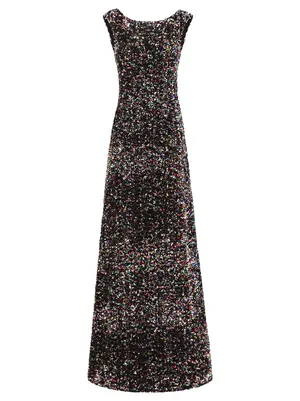 Dolce & Gabbana Sequin-embellished Evening Gown - Black