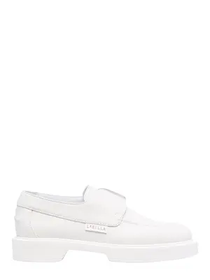 LE SILLA Tonal Leather Loafers - White