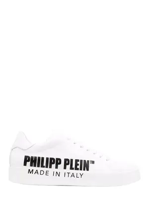 Philipp Plein Leather Low-top Sneakers - White