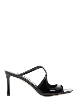 JIMMY CHOO 75mm Anise Sandals - Black