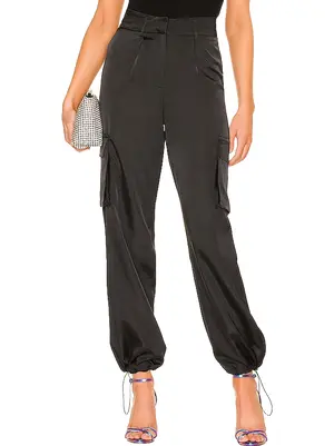 Superdown Seleste Drawstring Jogger Pant - Black