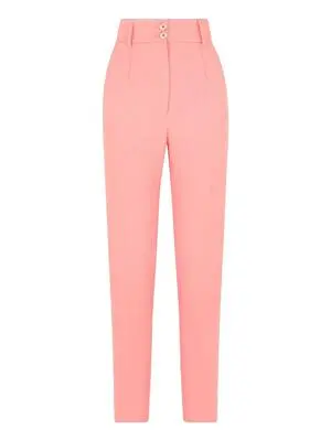 Dolce & Gabbana High-waisted Tailored Trousers - Pink