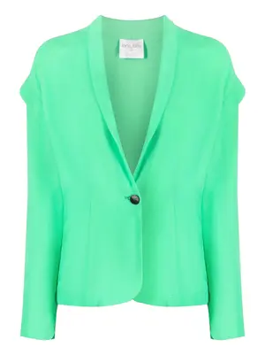 FORTE_FORTE Drop-shoulder Blazer - Green