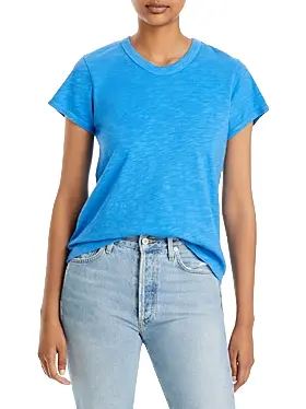 WILT CLOTHING Shrunken Crewneck T-Shirt Bluebell
