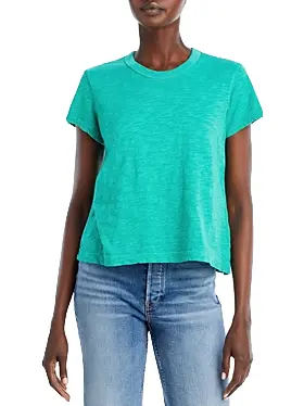 WILT CLOTHING Shrunken Crewneck T-Shirt Jade