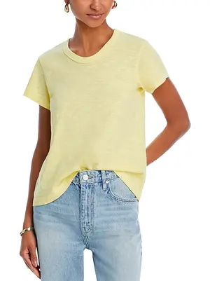 WILT CLOTHING Shrunken Crewneck T-Shirt Lemon