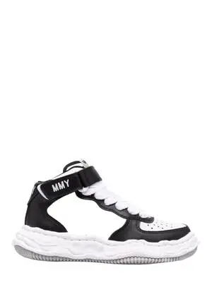 Mihara Yasuhiro Embroidered Logo Hi-top Sneakers - White
