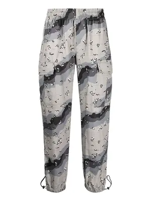 BILLIONAIRE BOYS CLUB Camouflage-print Cargo Trousers - Grey