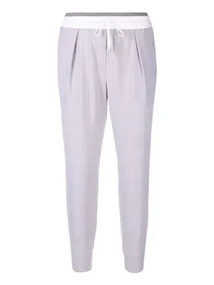 Lorena Antoniazzi Cropped Track Pants - Grey