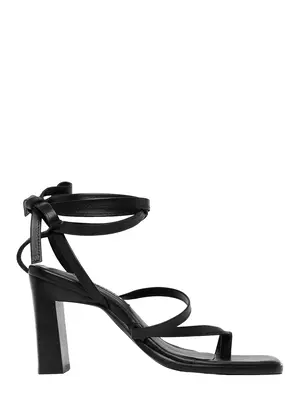 Senso Pica 95mm Leather Sandals - Black
