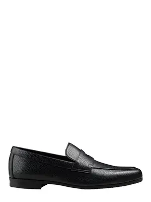 John Lobb Thorne Leather Penny Loafers - Black