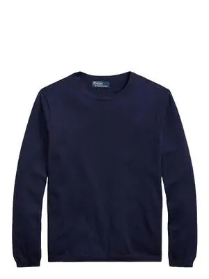 Polo Ralph Lauren Cotton Crewneck Sweater Blue