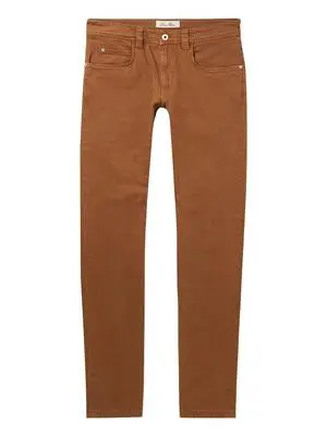Loro Piana Straight-leg Garment-dyed Jeans - Brown