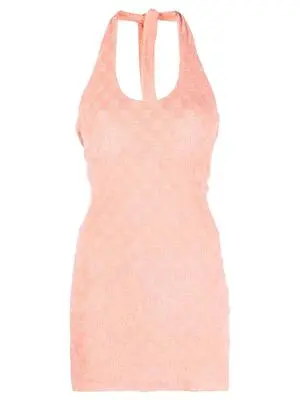 MISBHV Monogram Towel Mini Dress - Pink