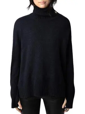 Zadig&Voltaire Star Button Sweater Encre