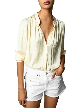 Zadig&Voltaire Tink Satin Blouse Butter
