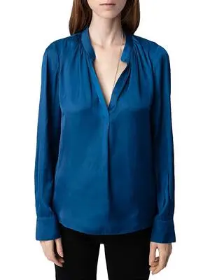 Zadig&Voltaire Tink Satin Blouse Overseas