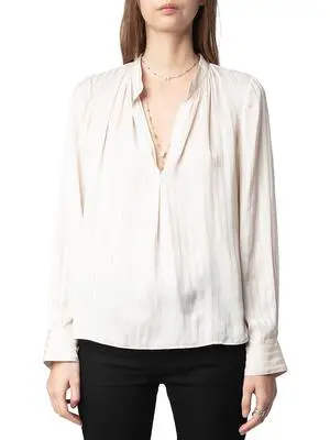 Zadig&Voltaire Tink Satin Blouse Pearly