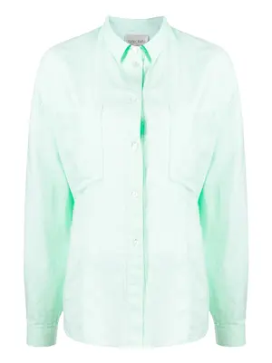 FORTE_FORTE Chest-pocket Shirt - Green