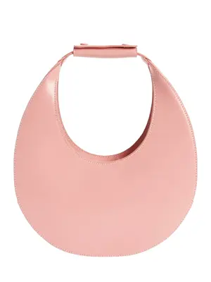 Staud STAUD Leather Moon Bag Grapefruit