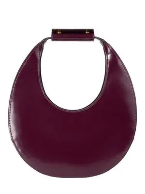 Staud Leather Moon Bag - Syrah