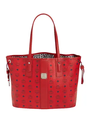 Mcm MCM Medium Liz Reversible Shopper Candy Red