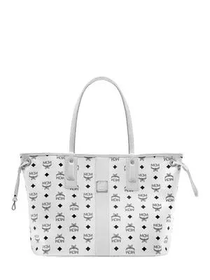Mcm MCM Medium Liz Reversible Shopper White/ White