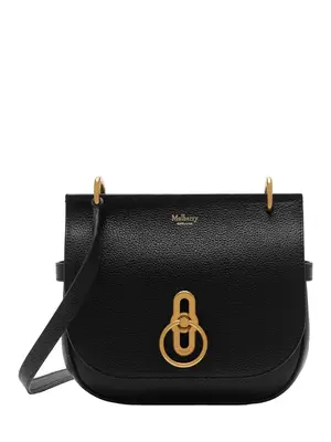 Mulberry Mulberry Small Amberley Leather Satchel A100 Black