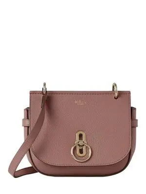Mulberry Mulberry Small Amberley Leather Satchel Autumn Rose